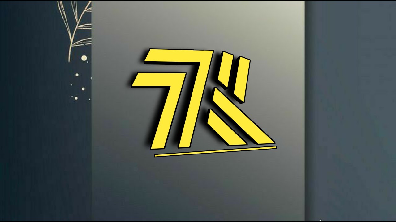 How To Create A professional Logo 3D 7K On Mobile - YouTube