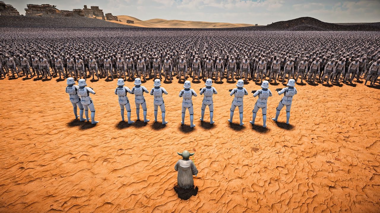 10 STORMTROOPER PROTECT MASTER YODA FROM 1,000,000 ZOMBIES - Ultimate ...