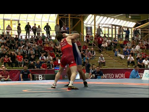 1/8 GR - 84 kg: T. VAZIRZADE (AZE) df. V. DESCHIYEV (FRA) by TF, 8-0