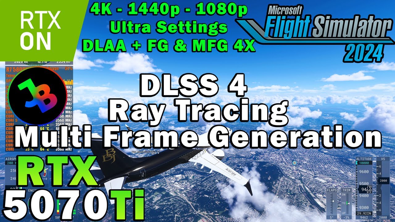 Microsoft Flight Simulator 2024 | RTX 5070 Ti | R7 5800X3D | | 4K ...