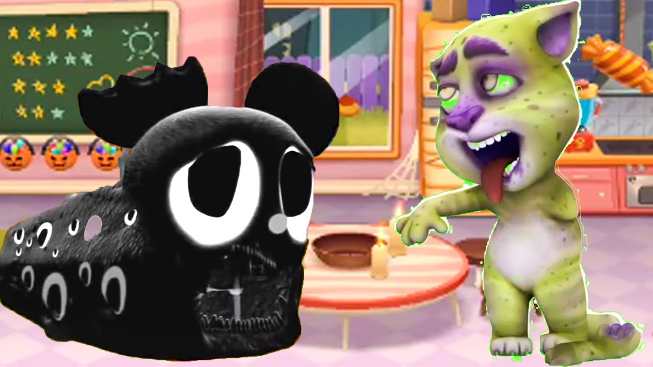 TREN CARTOON CAT TOM'U BEYAZ ROBOTA ÇEVİRDİ - YouTube