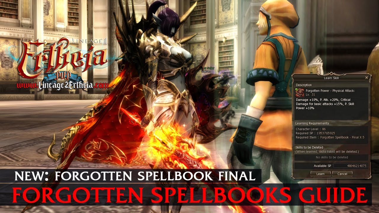 Forgotten Spellbooks Guide Forgotten Spellbook Final for lv 31 www ...