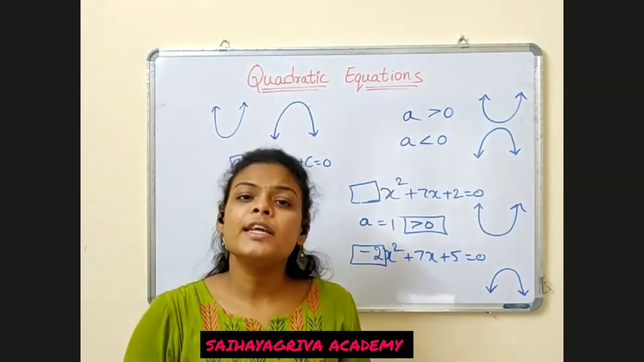 Quadratic equations - DEMO - YouTube