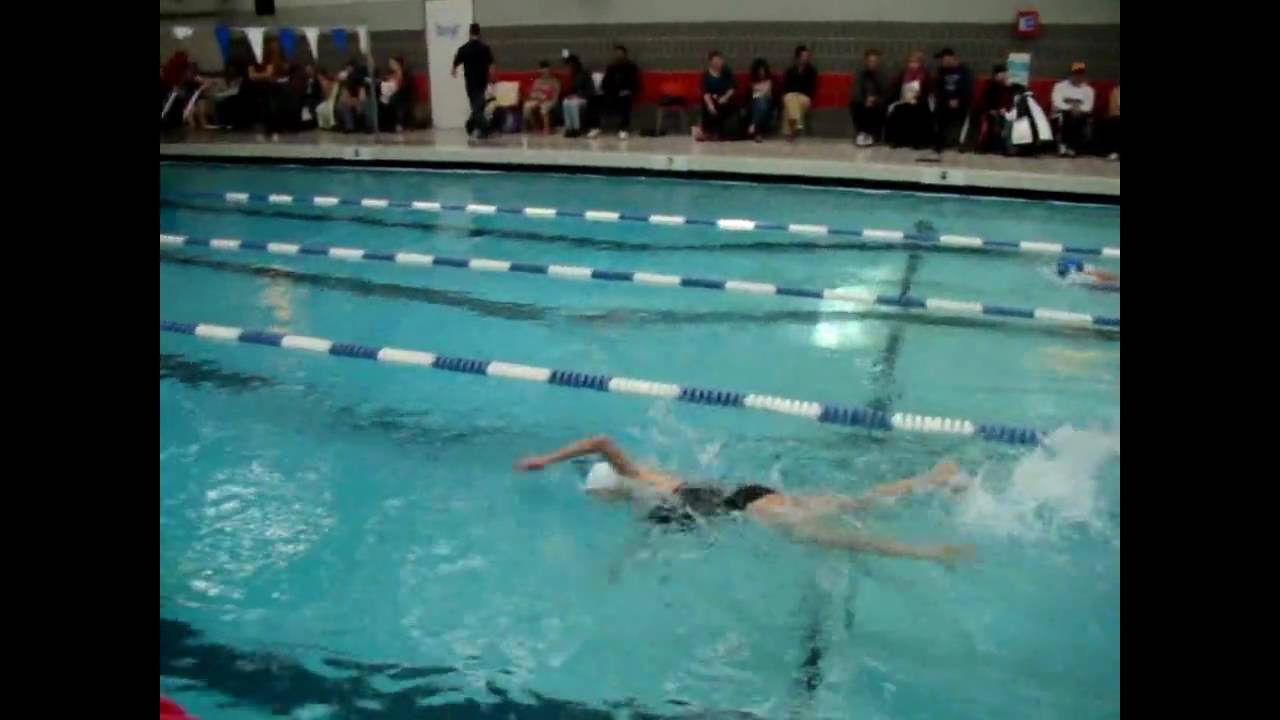 Sarah's 2nd swim meet victory - YouTube