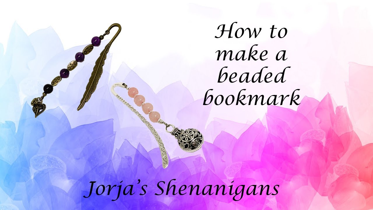 Tutorial - How to make a handy beaded bookmark - YouTube