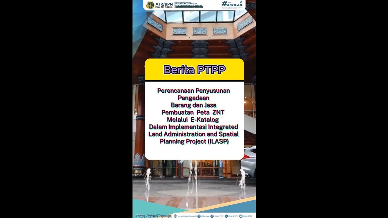 Ditjen PTPP menggelar rapat Perencanaan Penyusunan Pengadaan Barang dan Jasa Pembuatan Peta ZNT ...