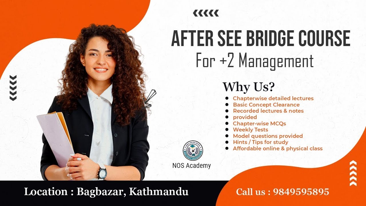 After See Bridge Course Entrance Preparation or +2 Science & Management ...