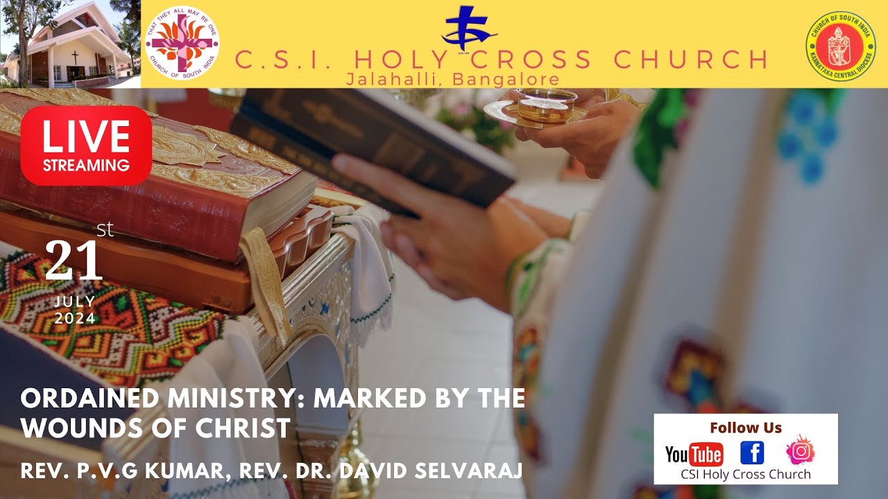 CSI HOLY CROSS CHURCH LIVE SUNDAY WORSHIP - YouTube