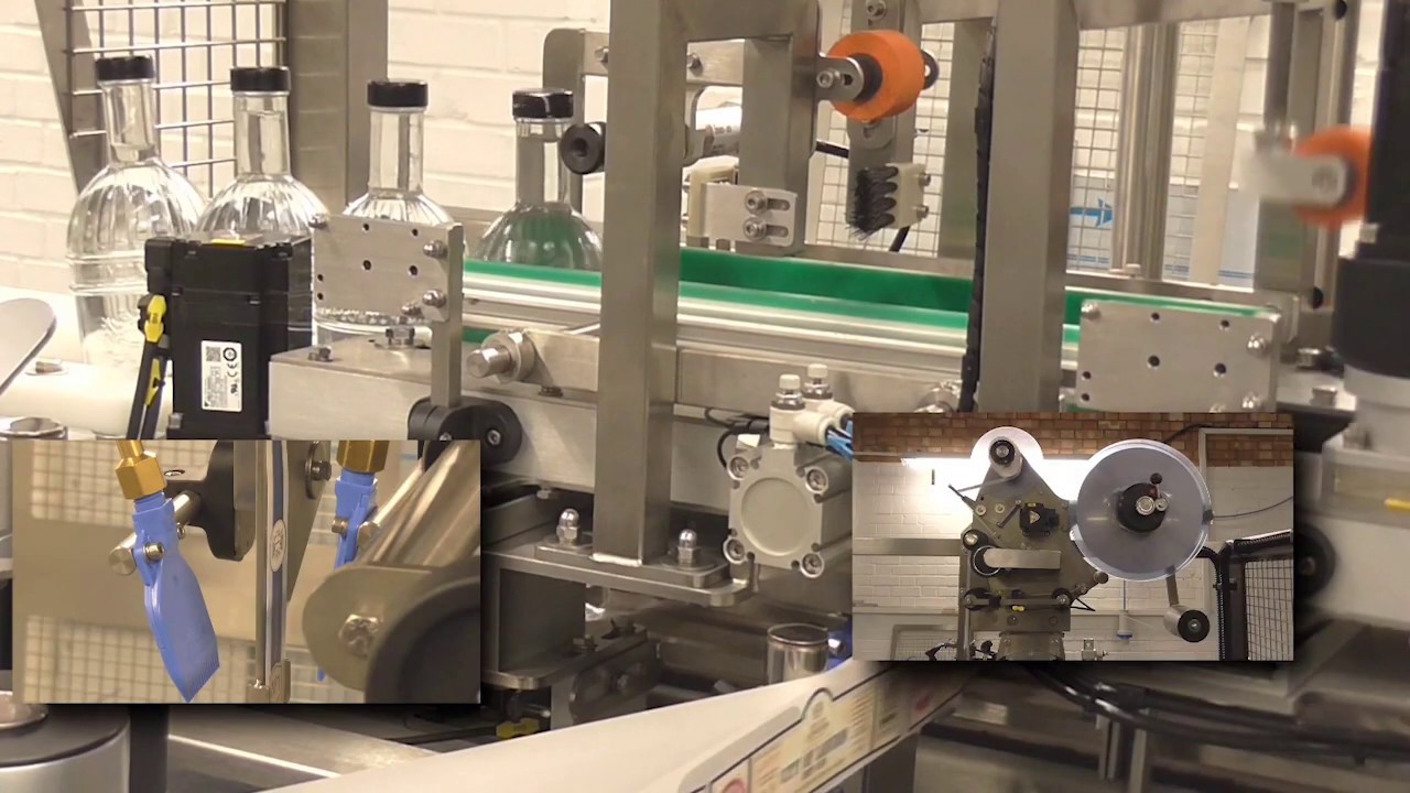 Sovereign Bottle and Tamper Evident Labeller - YouTube