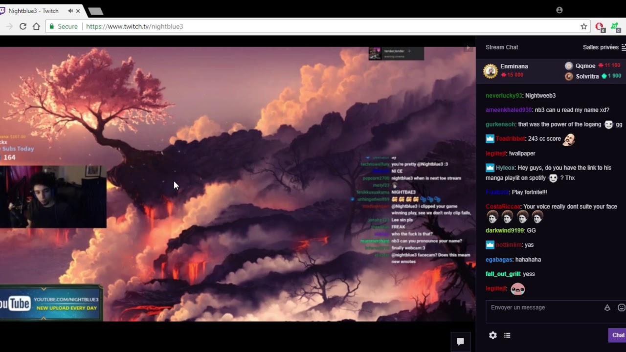 Nightblue3 Webcam Stream 10/3/2018 Nightblue3 Face reveal New!! - YouTube