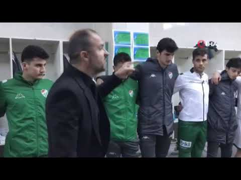 Mustafa Er'den soyunma odasında muhteşem konuşma! | Bursaspor