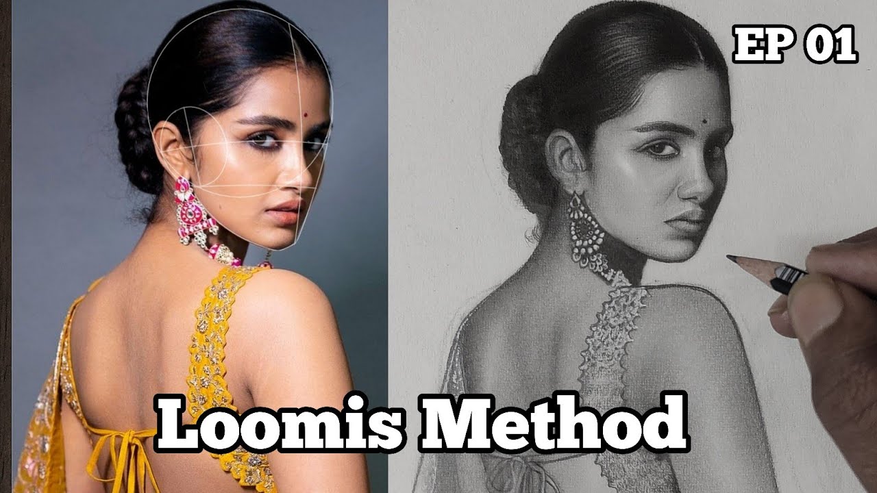 How to draw face by Loomis Method | Episode 01 - YouTube