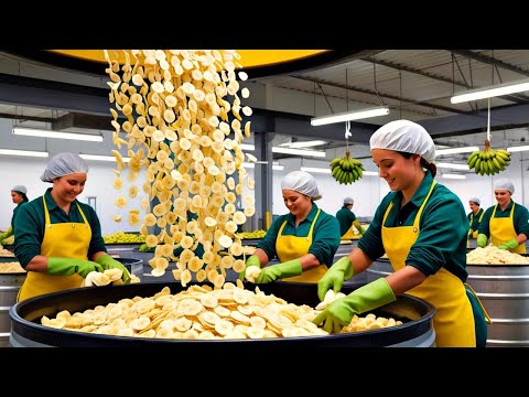 USINE DE CHIPS DE BANANE : À L'INTÉRIEUR DU GÉANT DE LA PRODUCTION !
