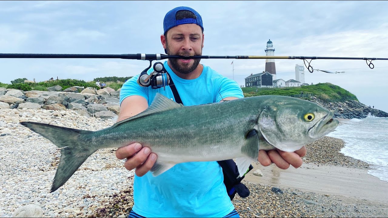 THROWBACK June 2020: Montauk Southside Bluefish Blitz - YouTube