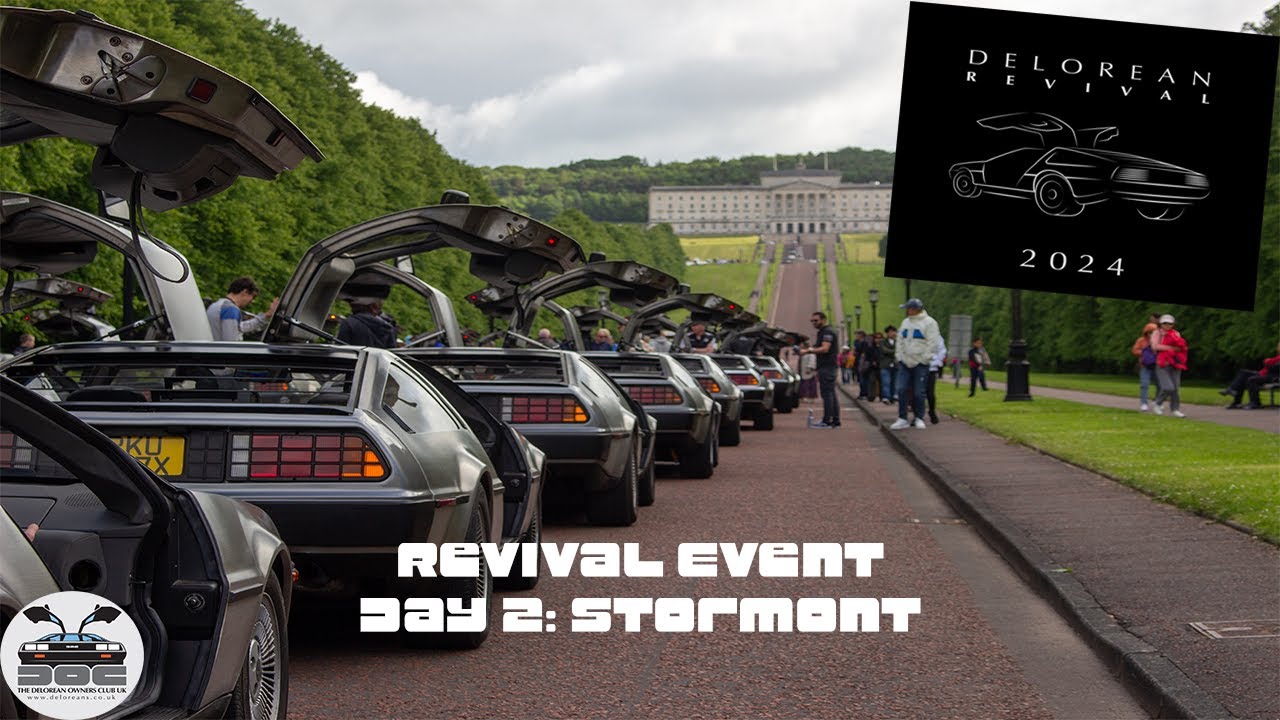 Stormont car show | DeLorean Revival 2024 #2 - YouTube