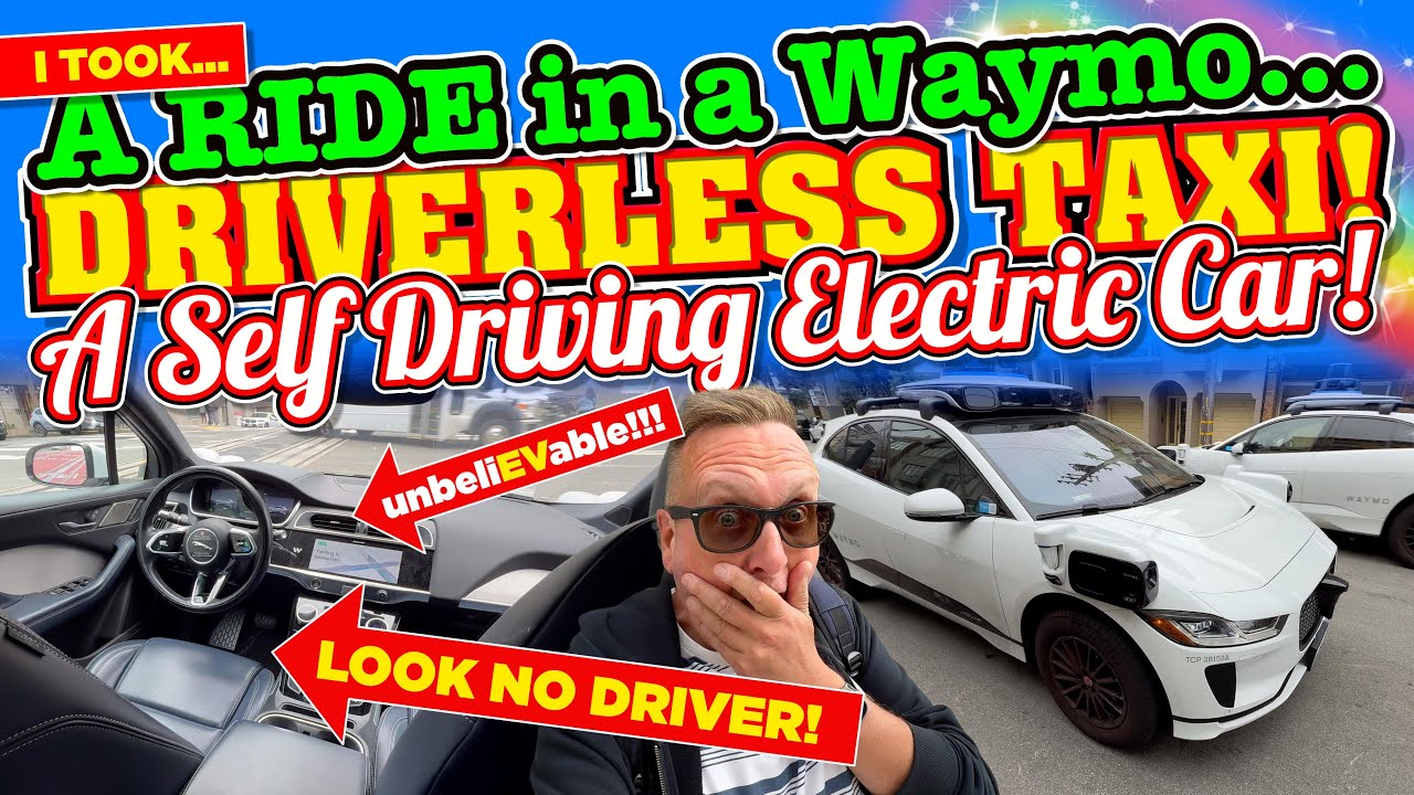 I took a RIDE in a DRIVERLESS TAXI. unbeliEVable a SELF DRIVING ...