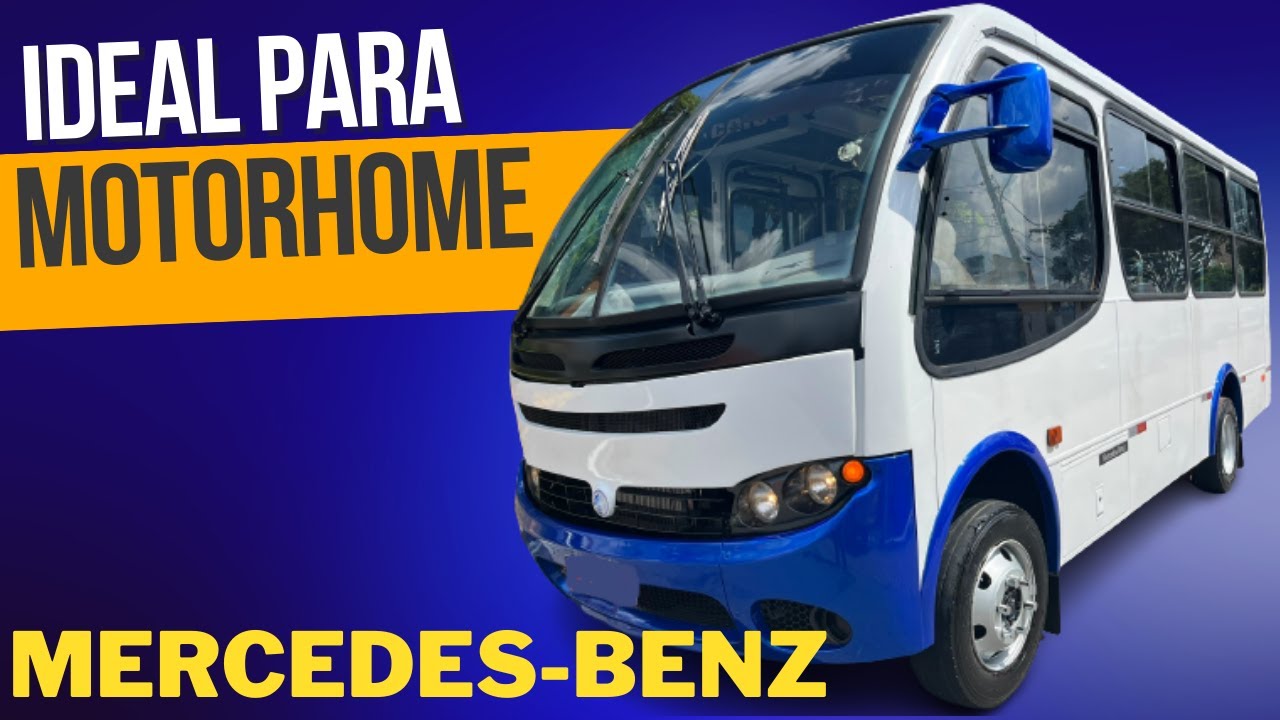 MICROÔNIBUS CAIO PICOLO, CHASSIS MERCEDES-BENZ LO-814 - YouTube