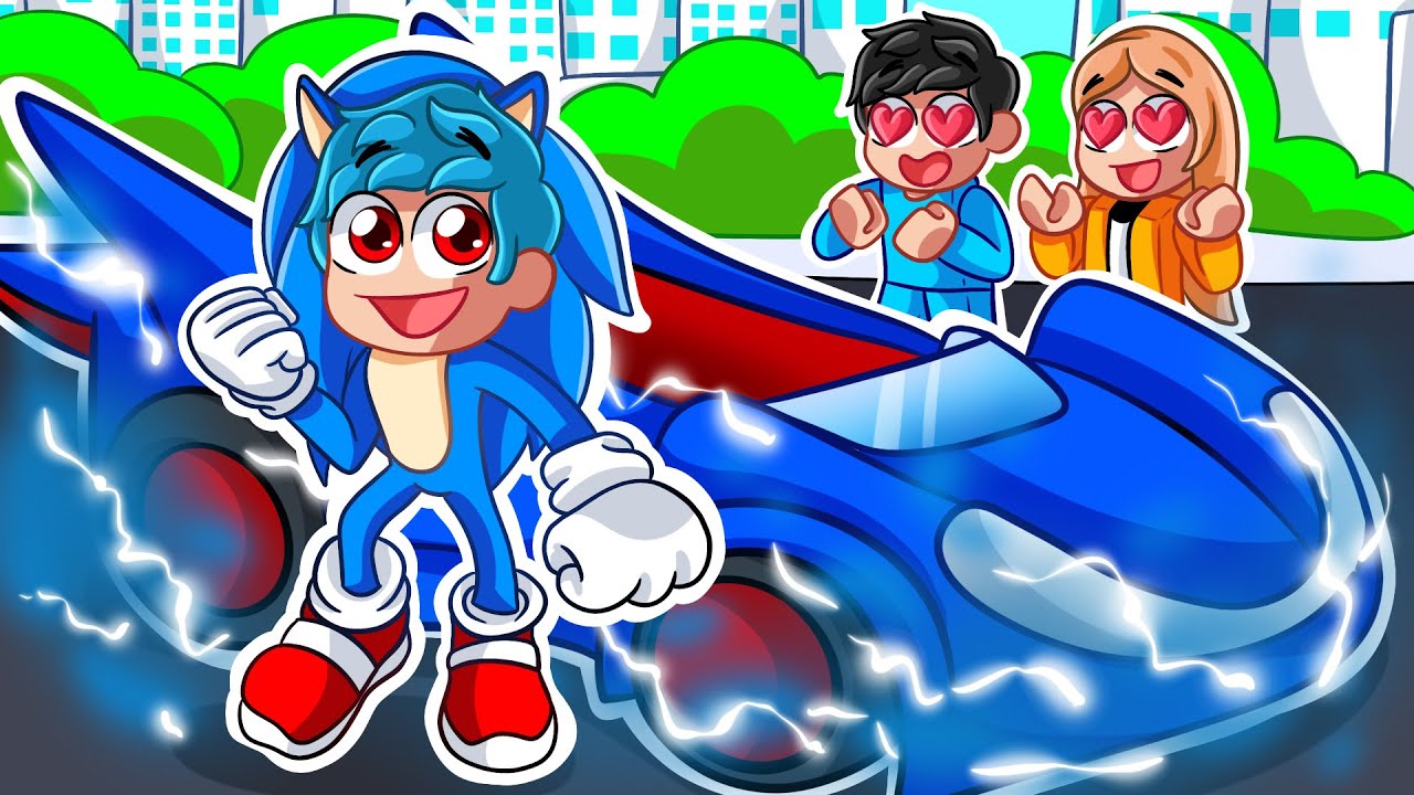Gasté 100,000$ en el COCHE de SONIC en Roblox! - YouTube
