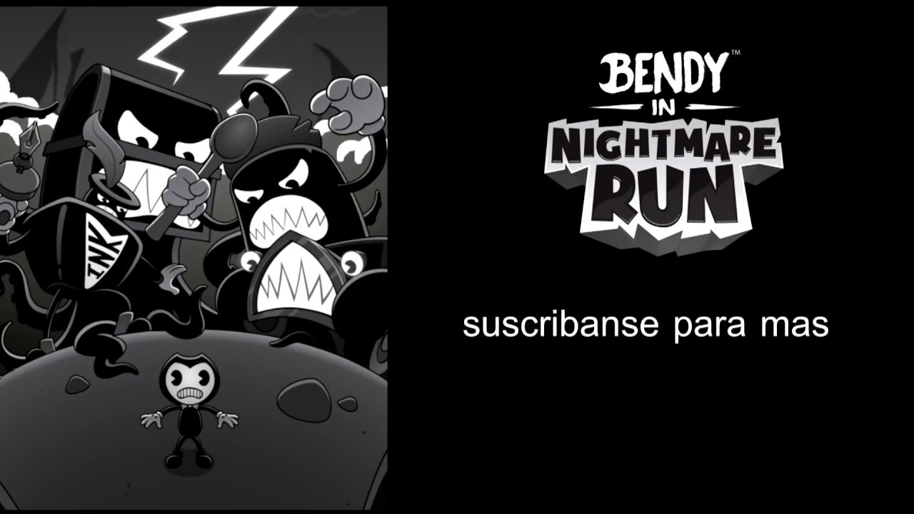 bendy nightmare run song (animation). - YouTube
