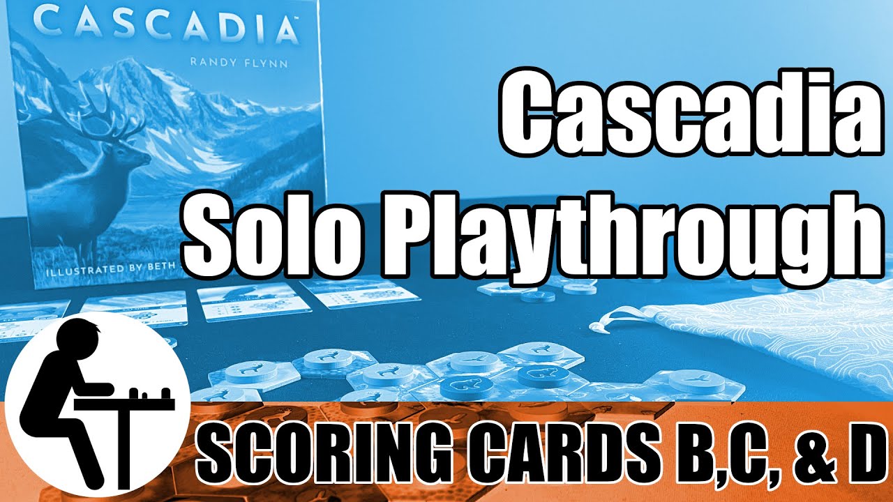Cascadia Solo Playthrough: Scoring Cards B, C, & D - YouTube
