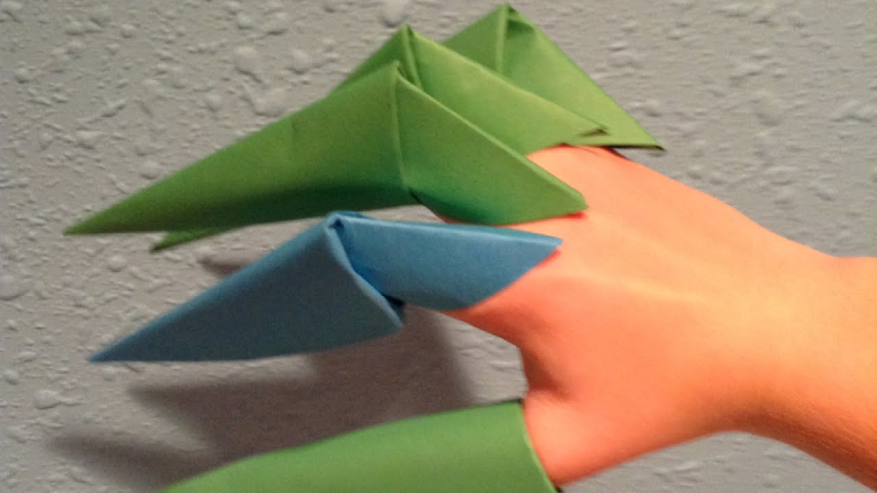 Make a Wearable Origami Claw - DIY Crafts - Guidecentral - YouTube