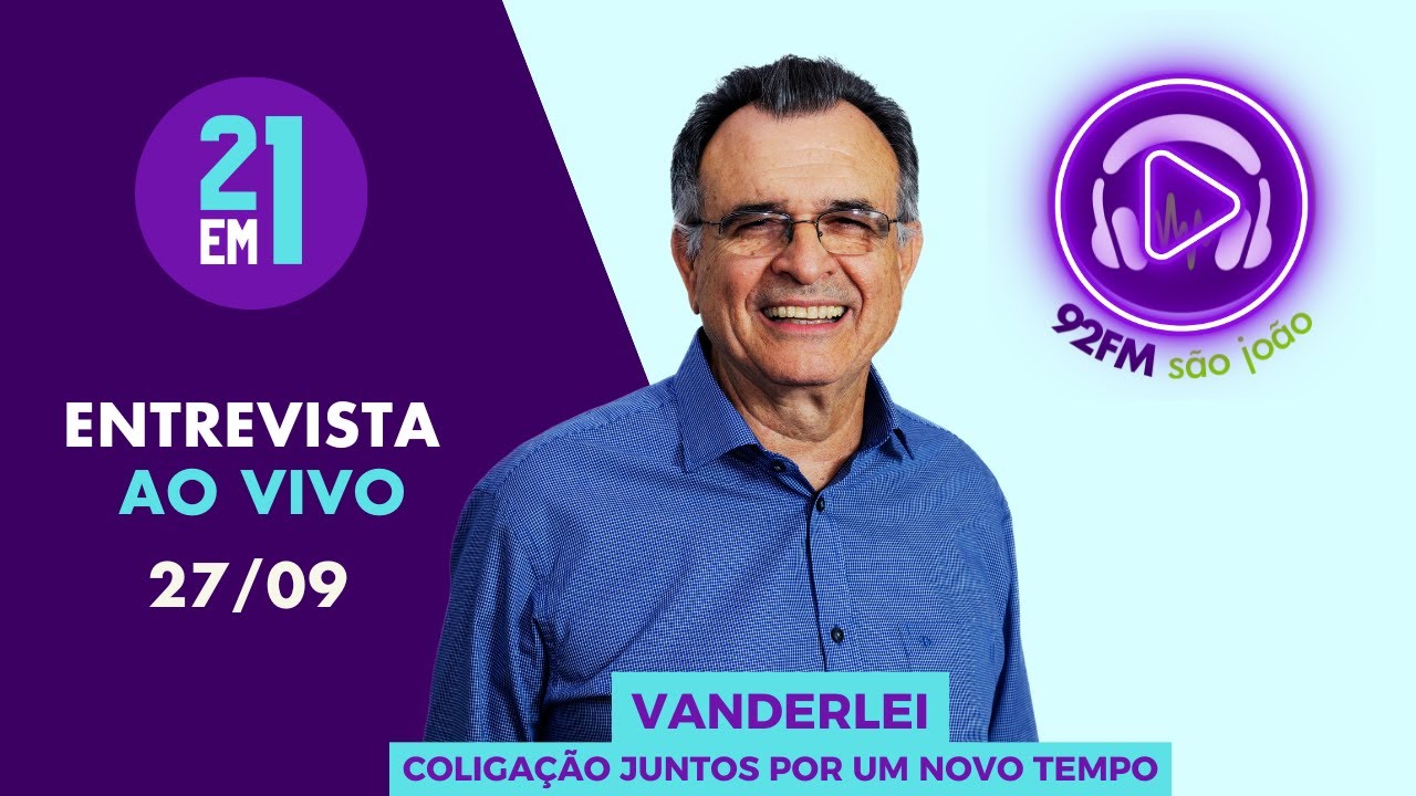 PROGRAMA 2 EM 1 - ENTREVISTA VANDERLEI - 27/09/2024 - YouTube