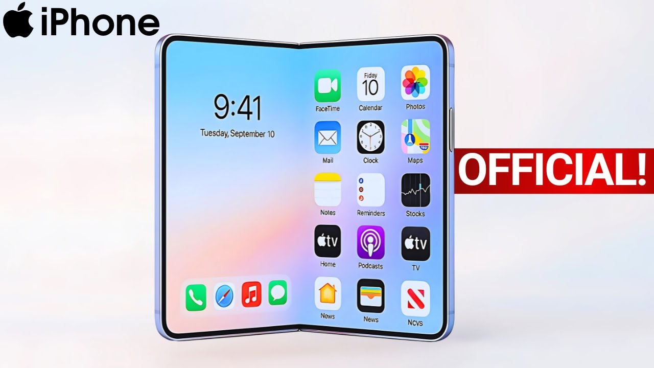 Apple's New Foldable iPhone - OFFICIAL!! - YouTube