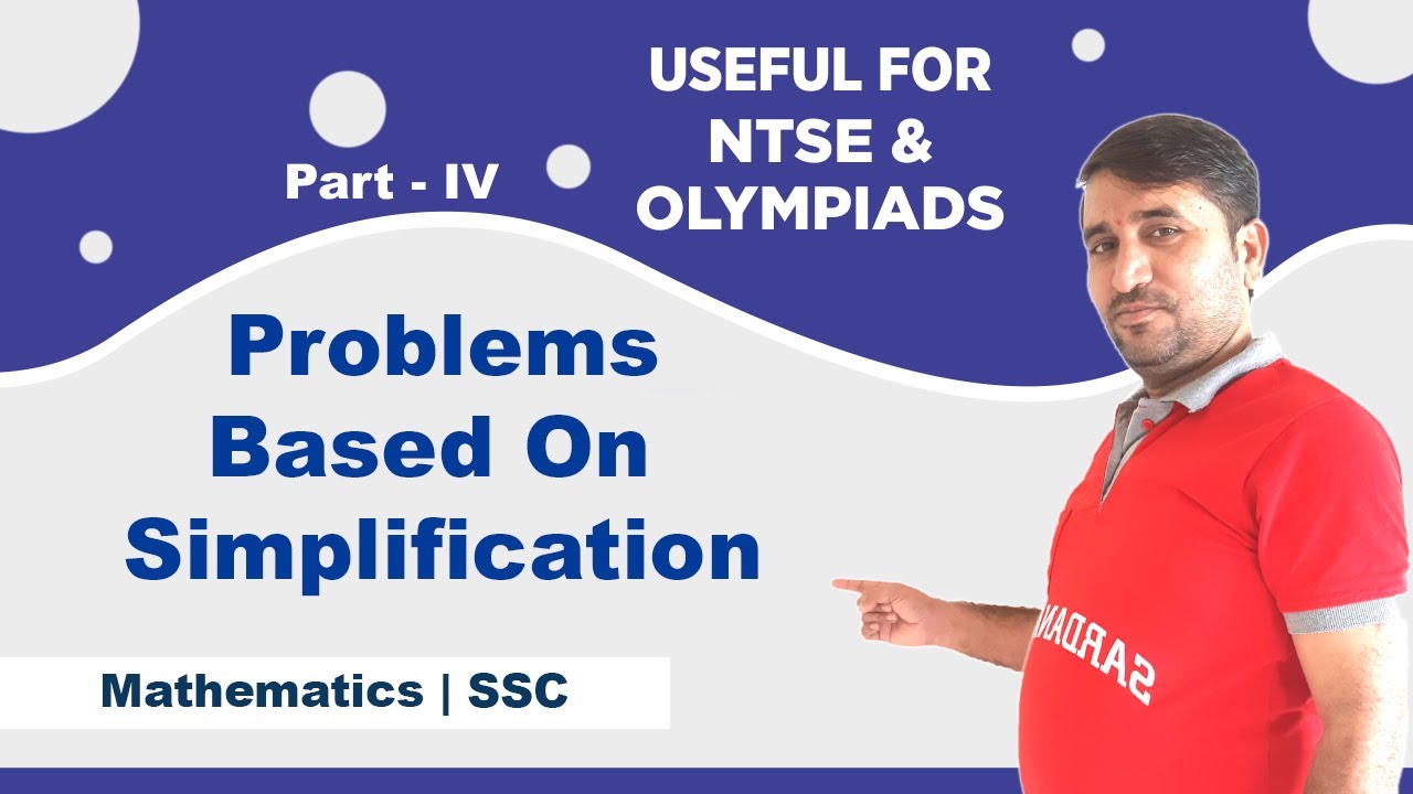Question Based On Simplification - IV | Shortcuts, Tricks and Tips | Mathematics | SSC - YouTube