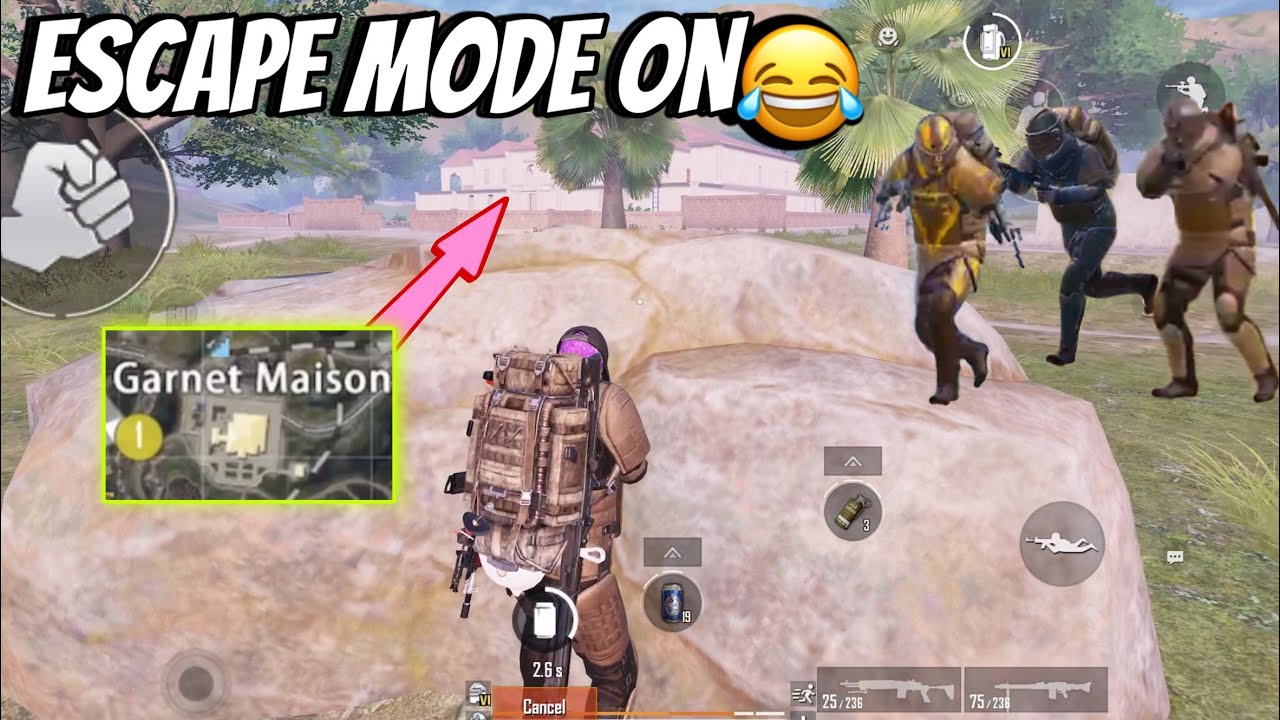 I played An Escape Game With The 3 Enemies- Pubg mobile metro royale - YouTube