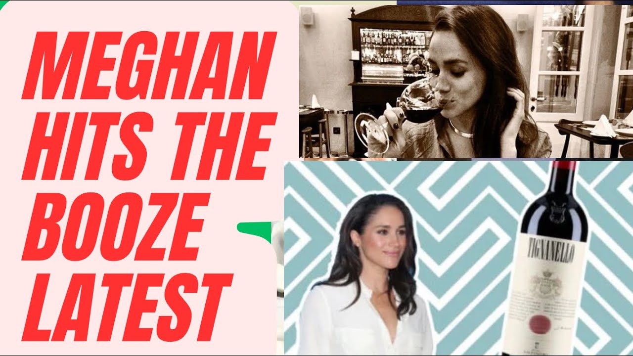 MEGHAN TAKES TO THE BOOZE THANKS TO THIS ICON! #drinks #meghanandharry ...