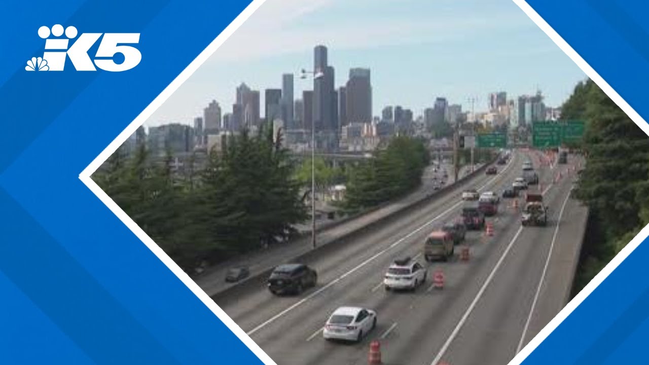 I-5 closures, weekend events in Seattle cause traffic backups - YouTube