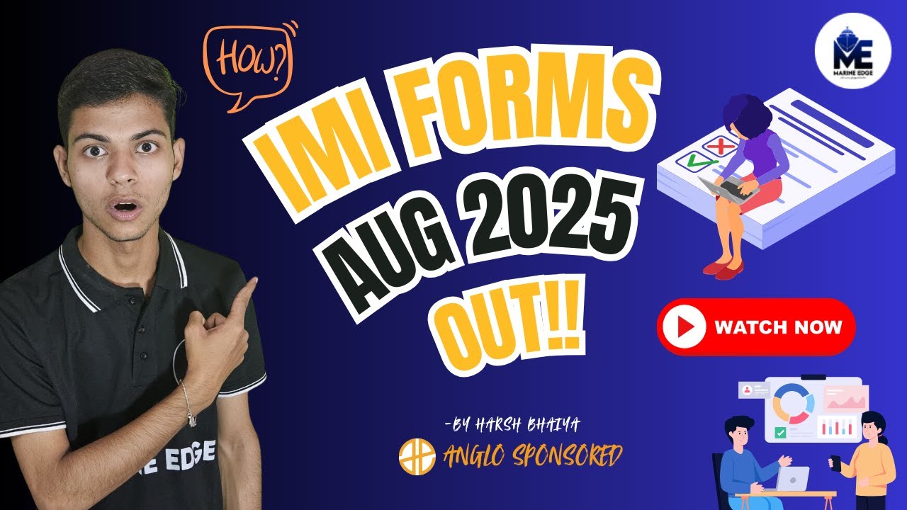 IMI Noida AUG 2025 Forms Out | Form Filling ? | What to do ? | Full ...