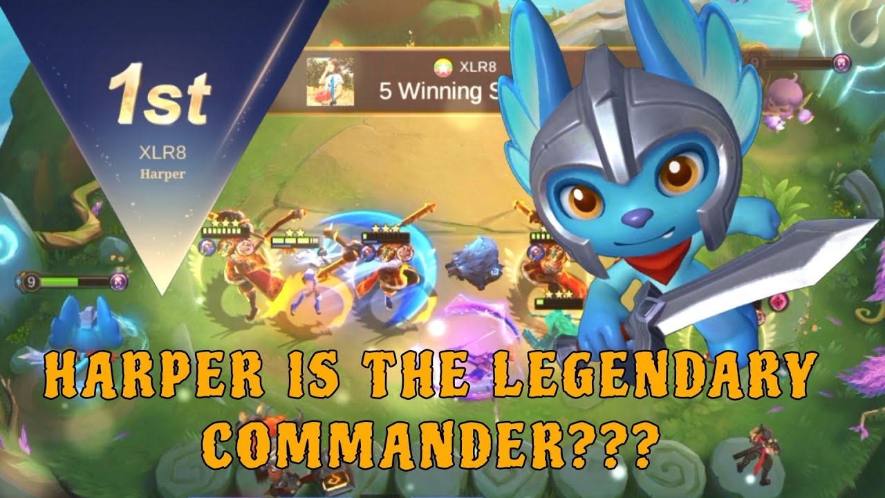 LEGENDARY COMMANDER WITH NEW SKILLS EFFECT!!! HARPER IS FIRST COMMANDER ...