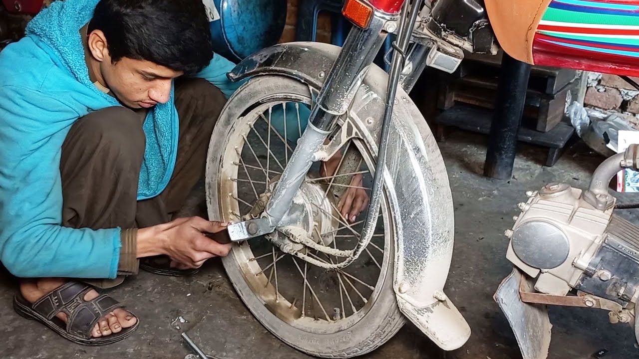 How to repair Motorcycle Shock Absorber by Amazing Skills - YouTube