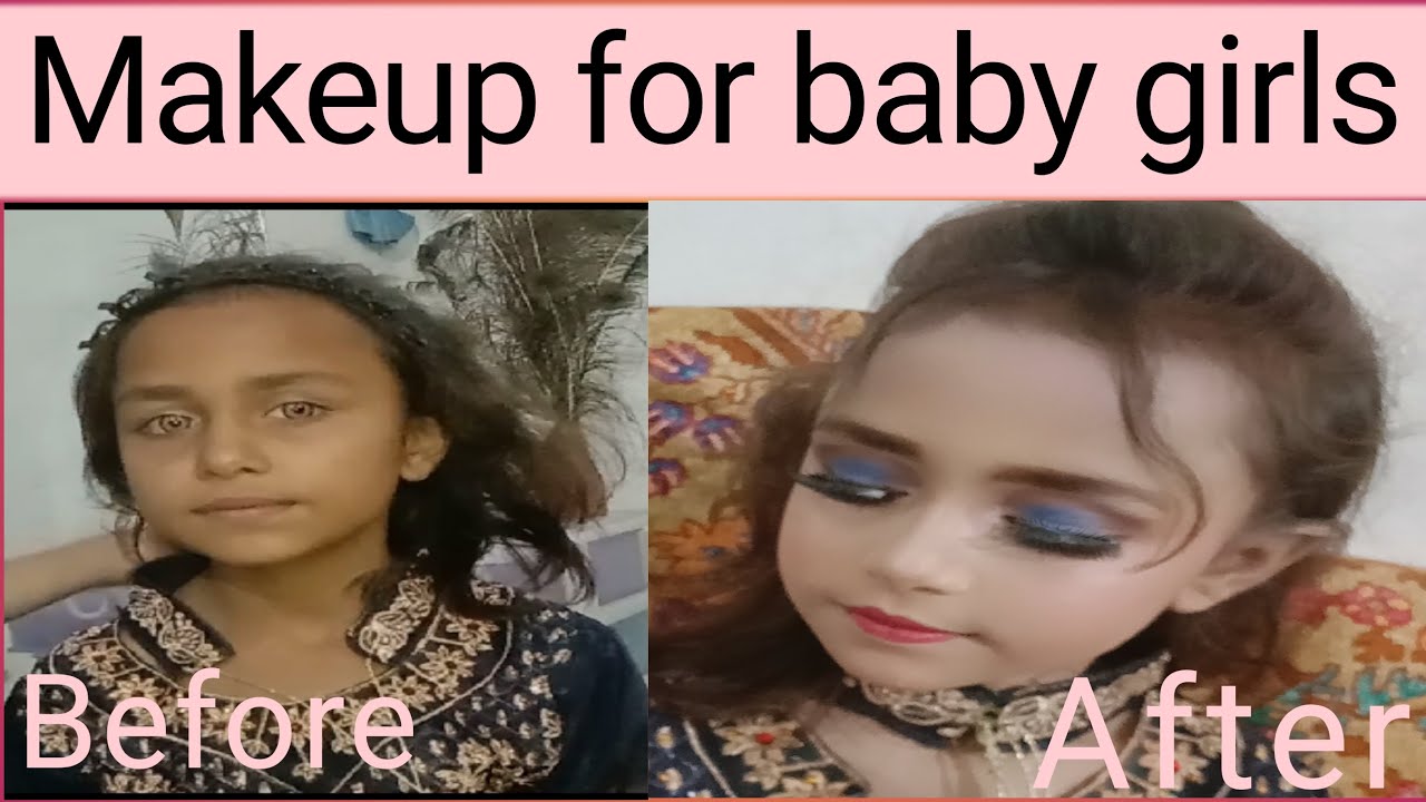 Makeup for baby girl step by step..with beauty gallery.. - YouTube