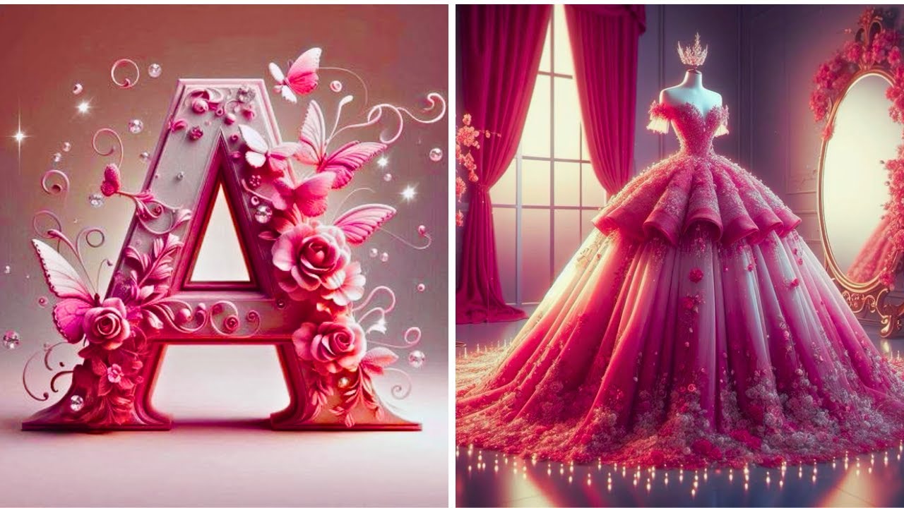 Choose Your Name's First Letter & See Your Stunning Ball Gown! 👗 ...