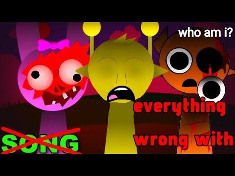 everything wrong with: evil sprunki song animated music video (1 minute ...