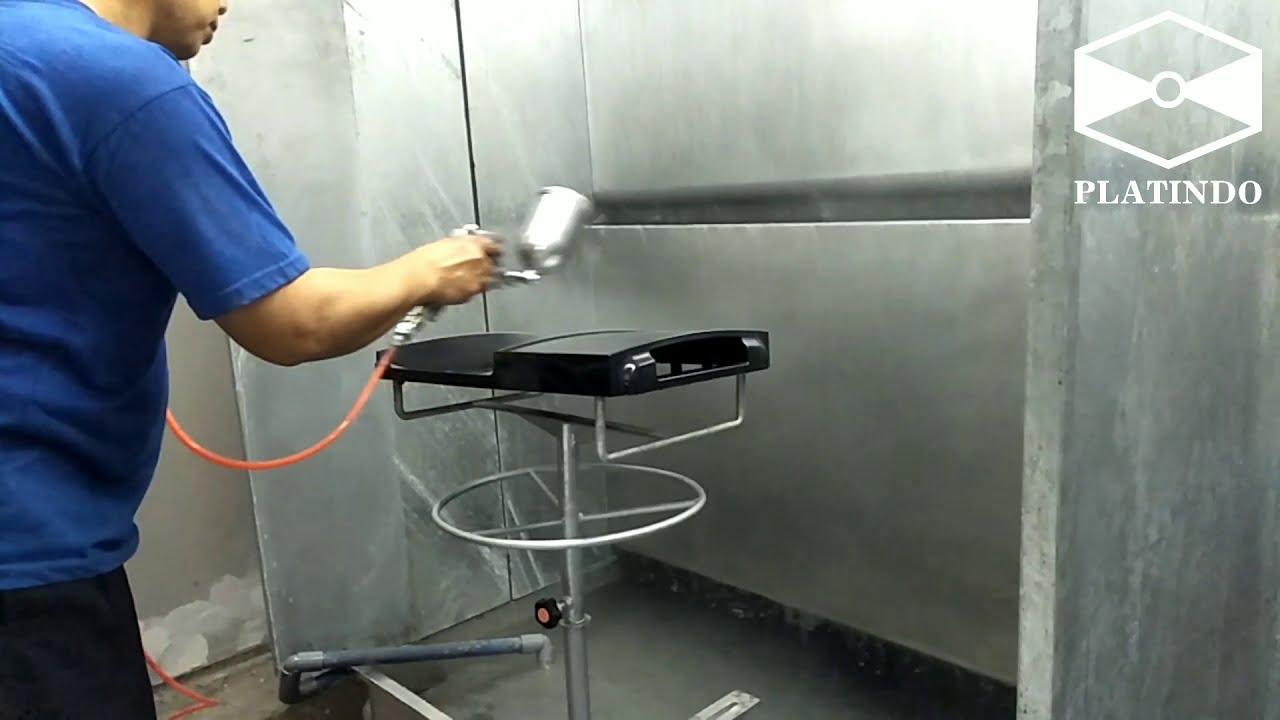 Industrial Wet Spray Booth SB-300-WEX - YouTube