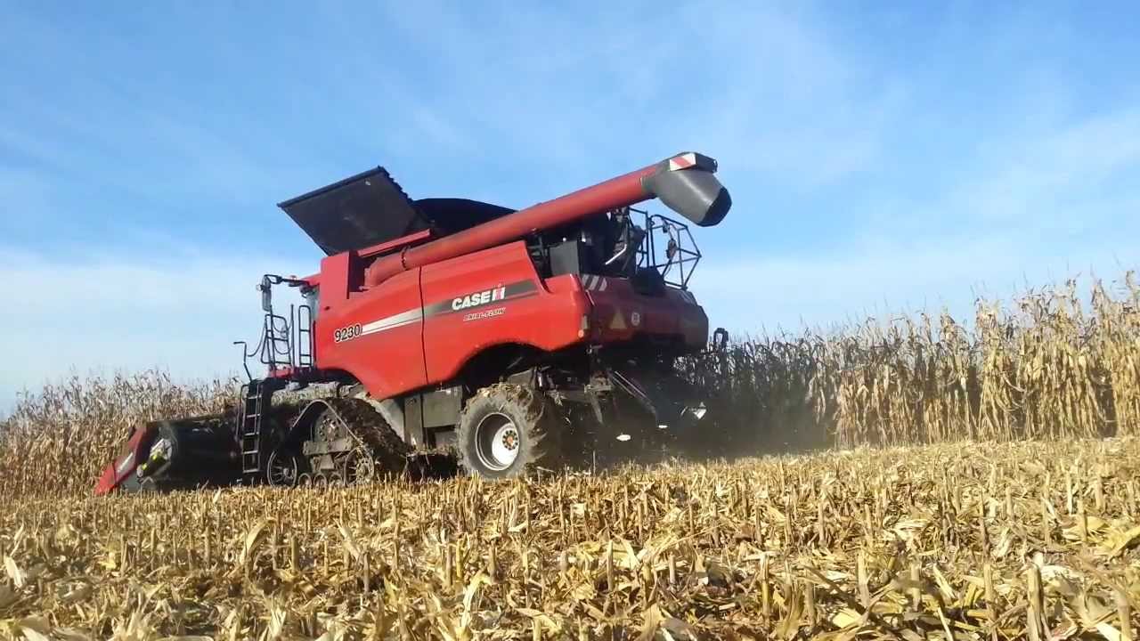 Case ih Axial - flow 9230 (Soucy track) - YouTube
