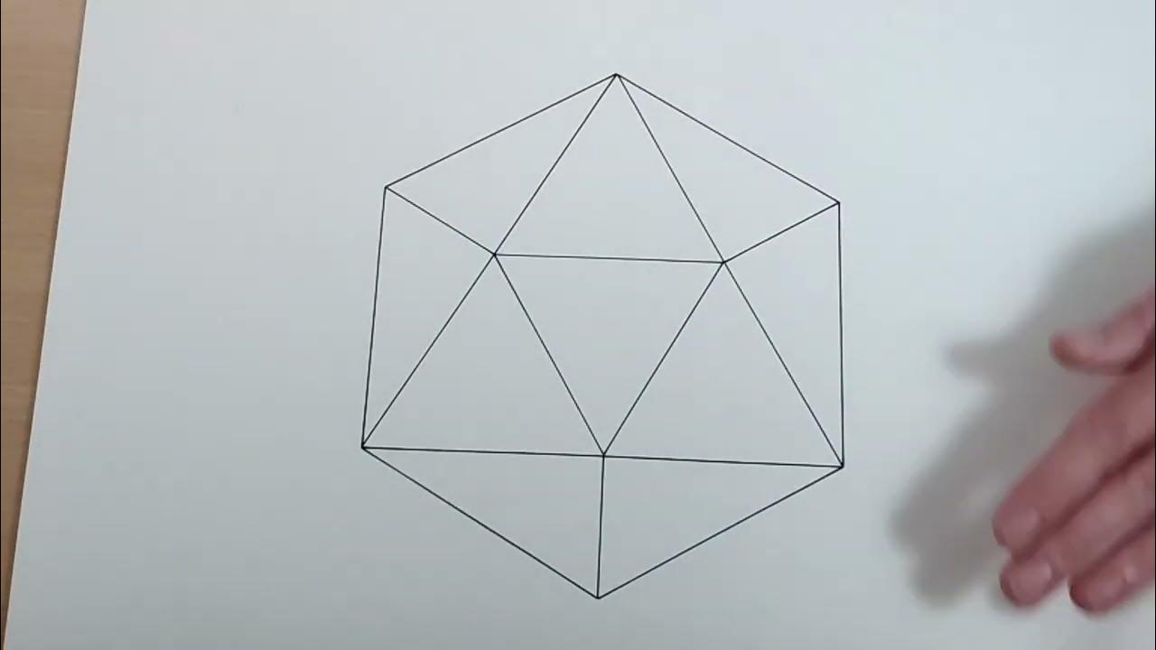 HOW TO DRAW A PERFECT ICOSAHEDRON SACRED GEOMETRY short - YouTube