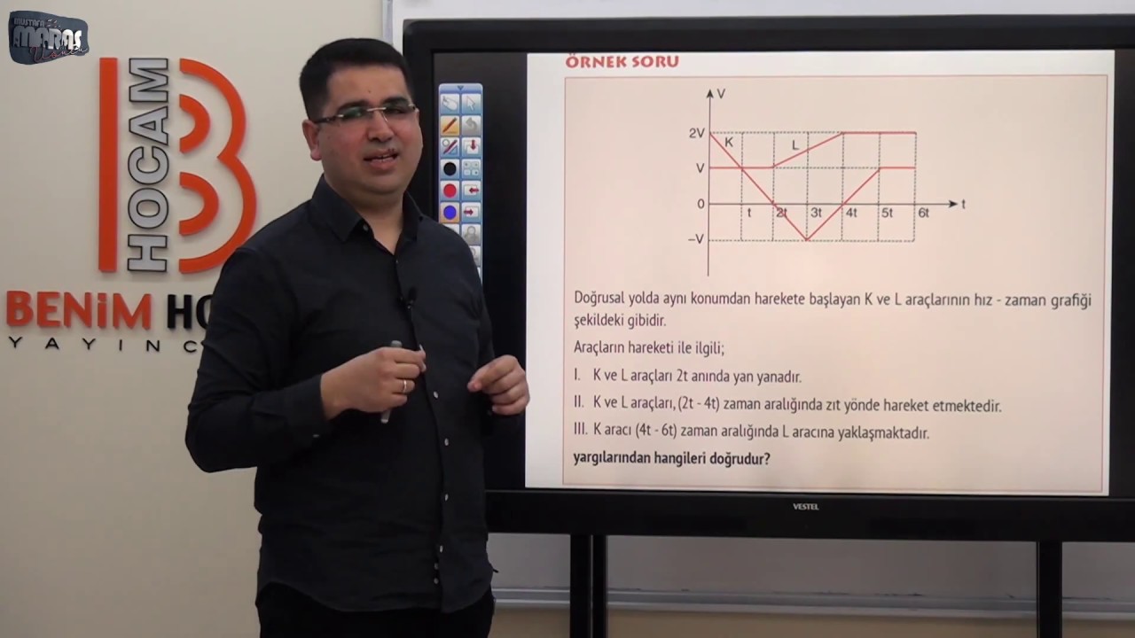 Mustafa MARAŞ -Bir Boyutta Sabit İvmeli Hareket-3 (AYT- FİZİK) - YouTube