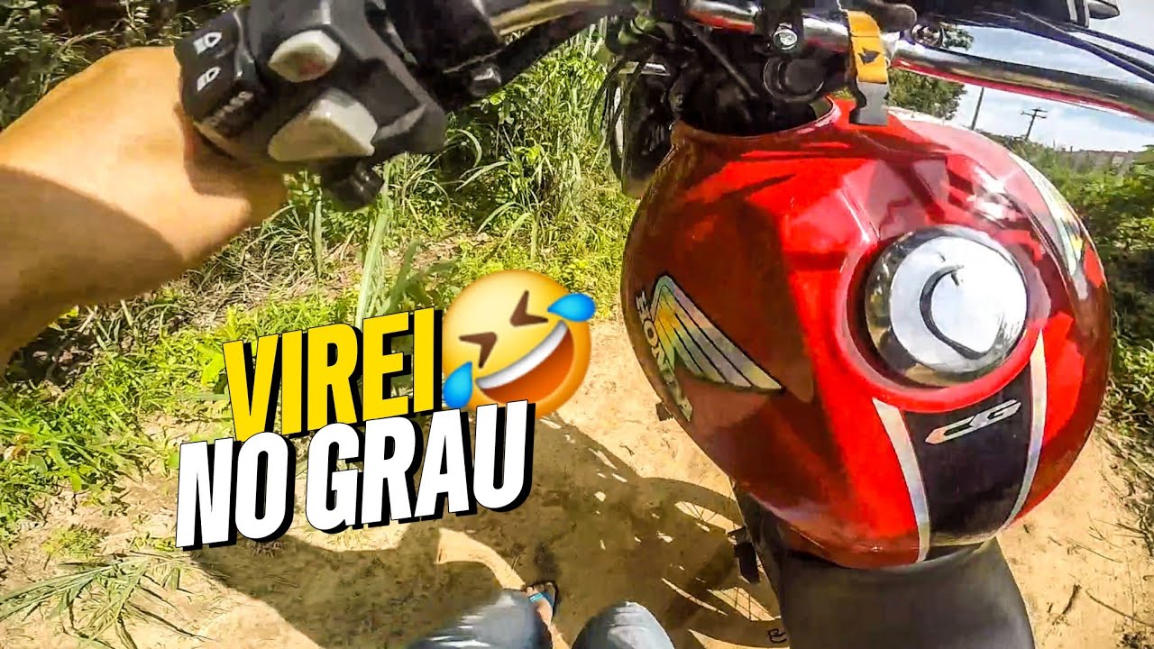 PRIMEIRO TREINO GRAU NA FAN 125 - COMO EMPINAR MOTO DE 1 MARCHA ...