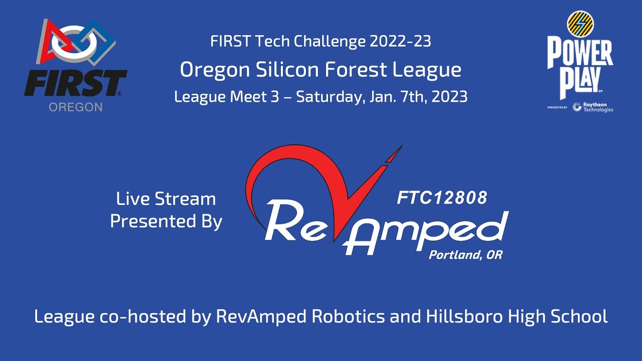 FTC 2022-23 - OR - Silicon Forest League - Meet 3 - YouTube
