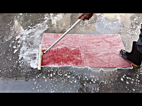 How to wash carpet in 8 minutes - YouTube