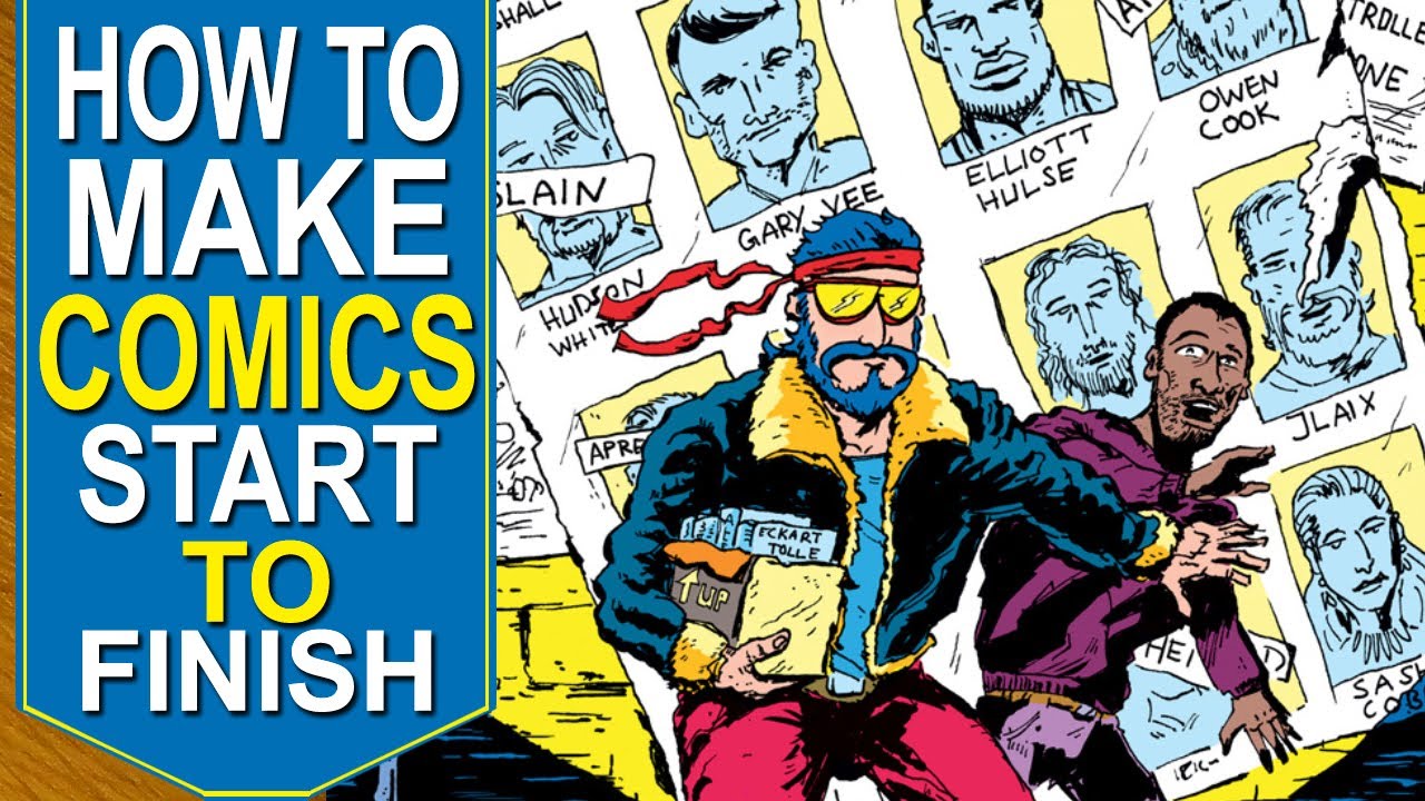 HOW TO MAKE COMICS FROM START TO FINISH - All the Steps you need to ...