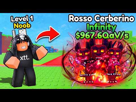 I got WORLD FIRST INFINITE MUTATED INSANE BRAINROT In Become a Brainrot! (Roblox)