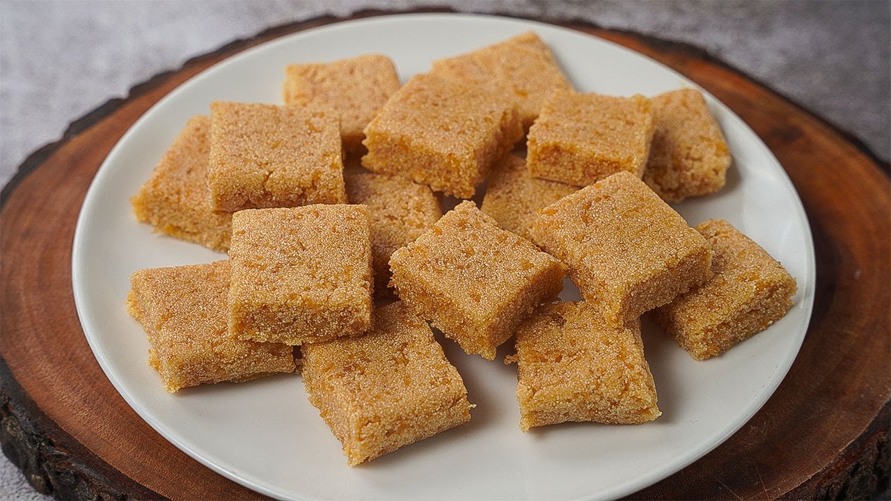 Rulan Toffee Recipe | Rava Toffee | Semolina Toffee | Yummy - YouTube
