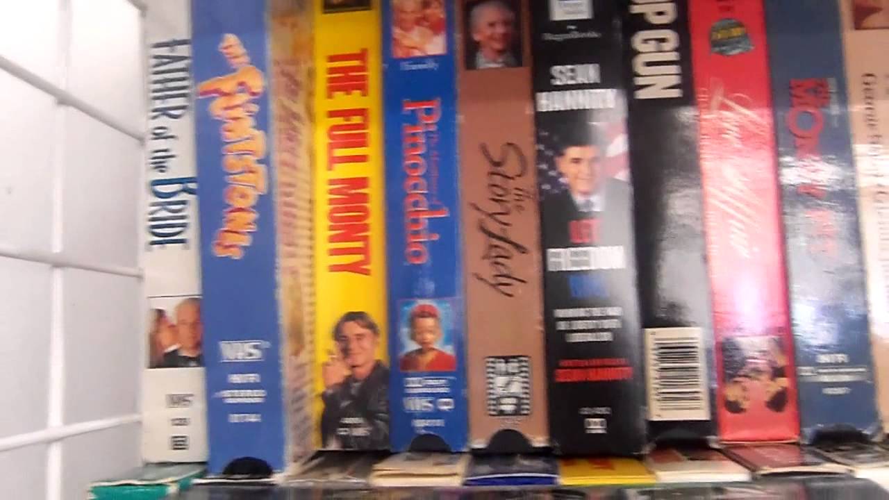 At Thrift Stores Vhs LARGE LOT OF VHS TAPES Kaufman Realty