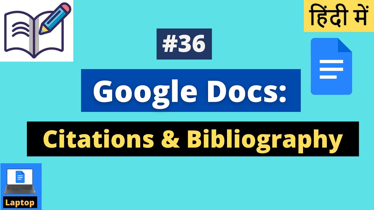 Google Docs: Add Citations & Bibliography | Google Docs Tutorial in ...