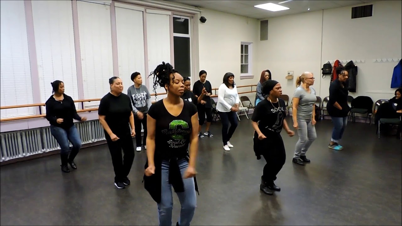 Drop Down Line Dance - YouTube